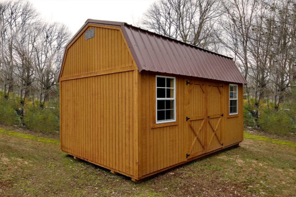 Side Lofted Barn - Mountain View Barns